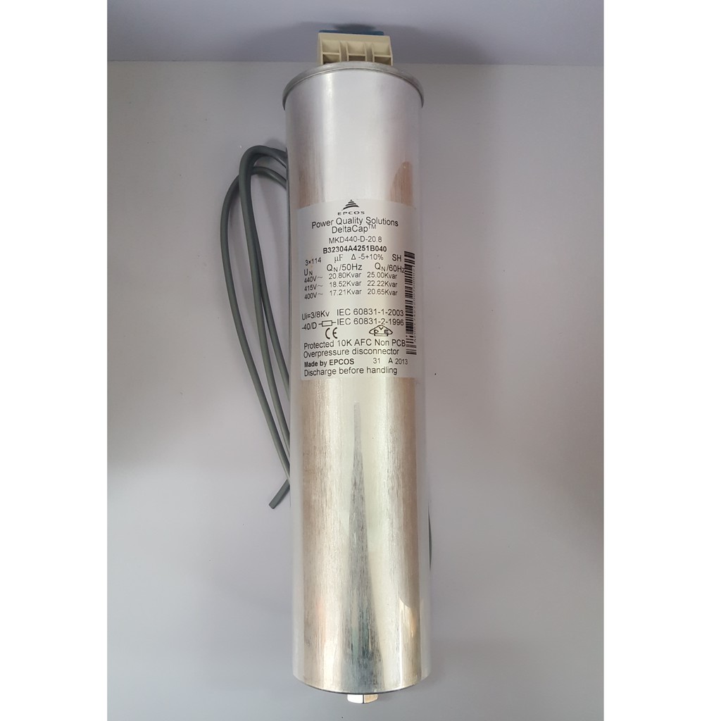 EPCOS Capacitor Bank 440V 525V power capacitor with cable | Shopee Malaysia
