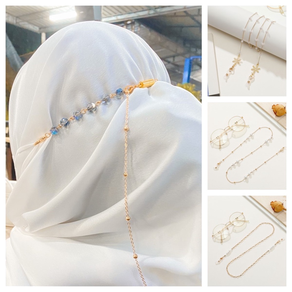 Hijab mask chain mask adapter 2 in 1 hijab mask extension mask extender ...