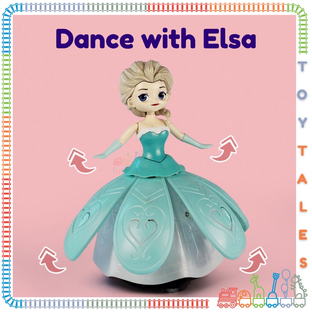 Disney Princess Dancing Toys with Box 🍭 Cinderella Elsa Snow White ...