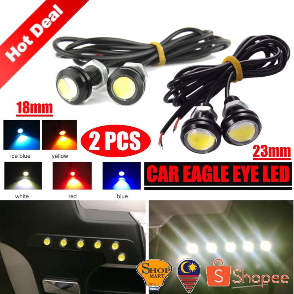 Car Eagle Eye Led Light Projector Lens Waterproof Daylight DRL Parking ...