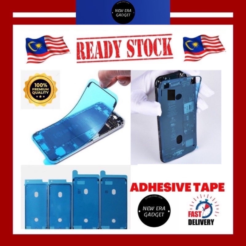 Waterproof Adhesive Sticker Tape Glue compatible 6Plus 6S 6SPlus 7 7Plus 8 8Plus X XR Xs Max ...