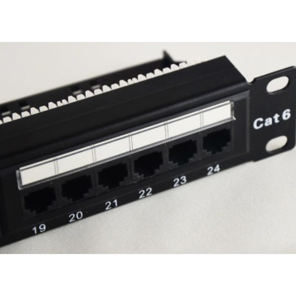 UTP 6 Patch Panel 1U-24 Ports c/w Rear Cable Management [XDB] | Shopee ...