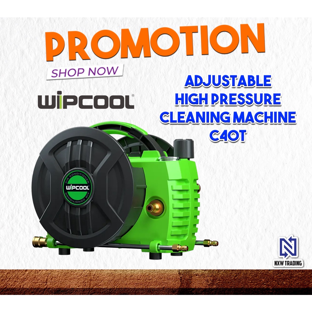 WIPCOOL C40T ADJUSTABLE HIGH PRESSURE CLEANING MACHINE | Shopee Malaysia