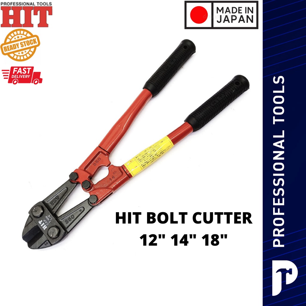 HIT Heavy Duty Bolt Cutter Black Jaw 12" 14" 18" [Made in Japan ...