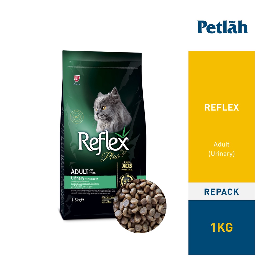 Reflex Cat Dry Food Adult Urinary 1kg (Repack) | Shopee Malaysia