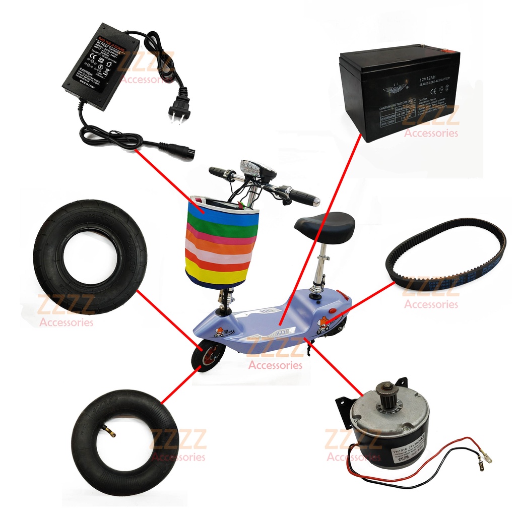 Electric Scooter Battery Charger Motor Inner Tube Spare Part (Ready ...