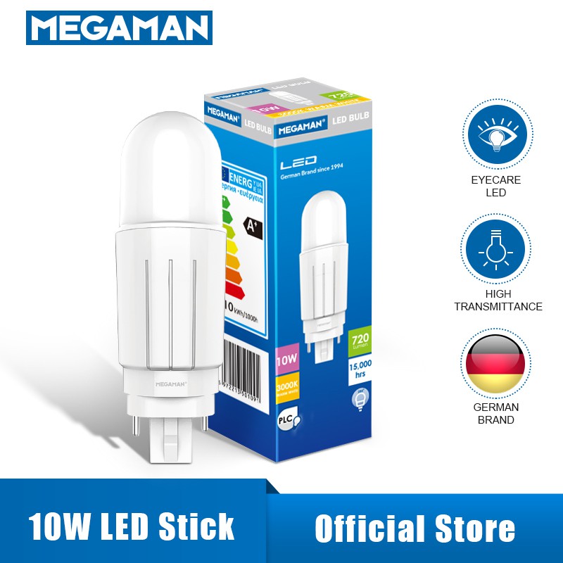 Megaman LED Stick Light Bulbs Ultra Bright Eye Care Energy Saving Home ...
