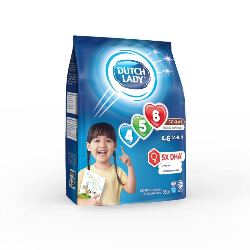 Dutch Lady Milk Formula 123 456 Plain Choco Honey 850g | Shopee Malaysia