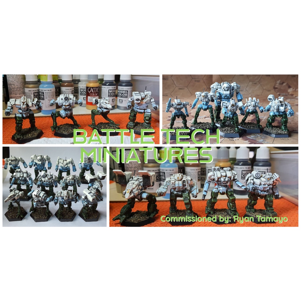 BattleTech Miniatures Set 3 | Shopee Malaysia