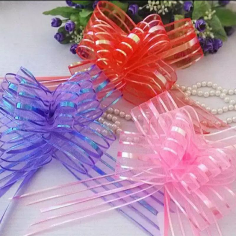 50mm Large Velvet Pull Ribbon, Flower Bouquet Ribbon | Shopee Malaysia