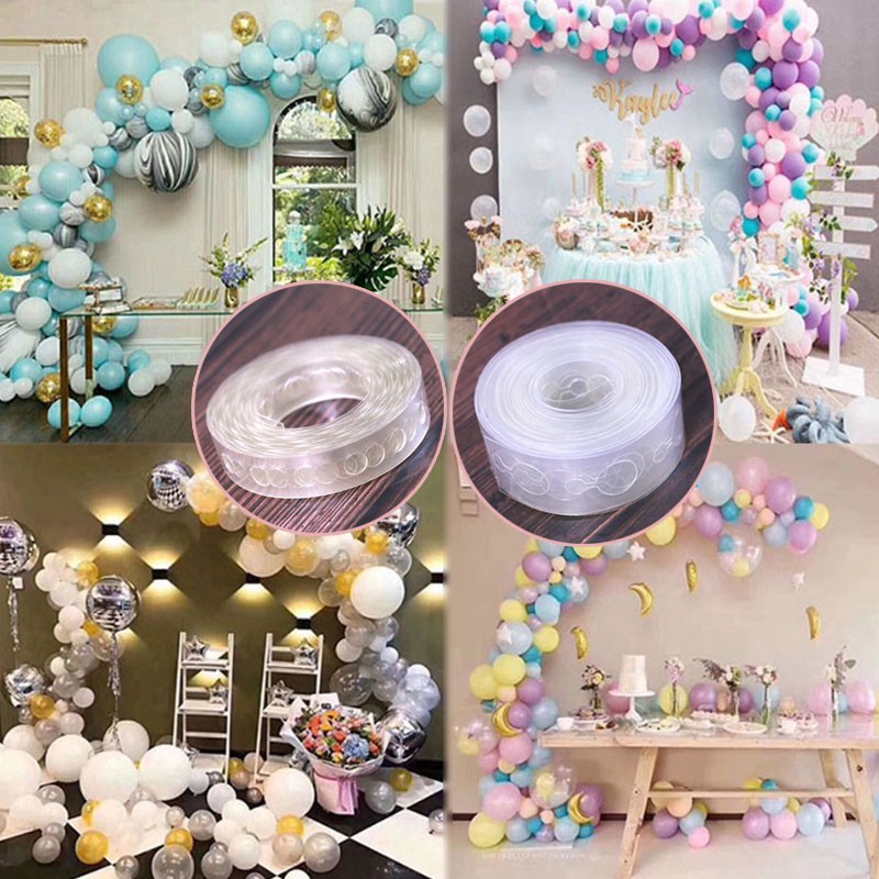 5m strip Irregular balloon chain Wedding room layout birthday room ...