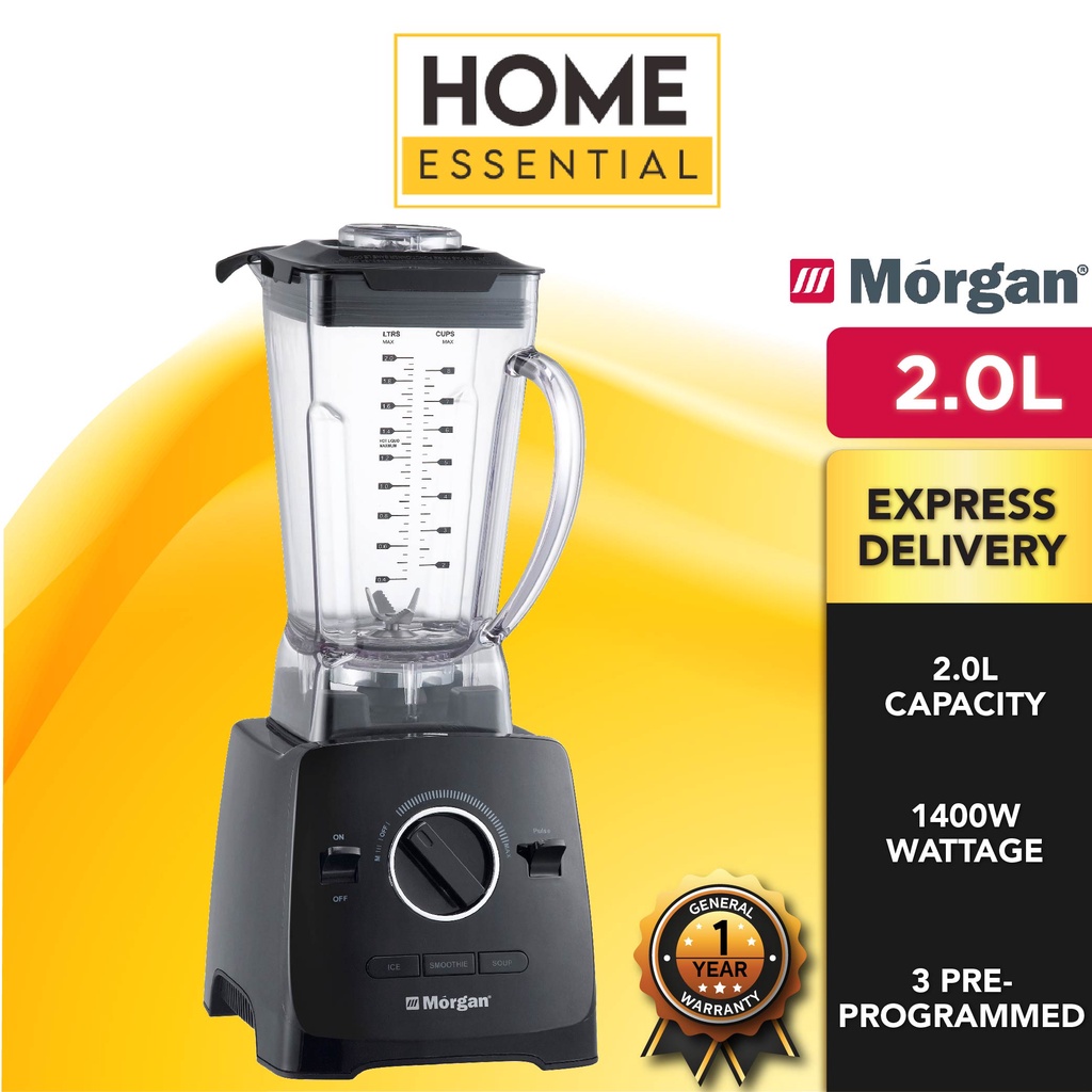 Morgan 1400W Power Heavy Duty Commercial Blender (2L) MPB-MAXIMUS 15 ...
