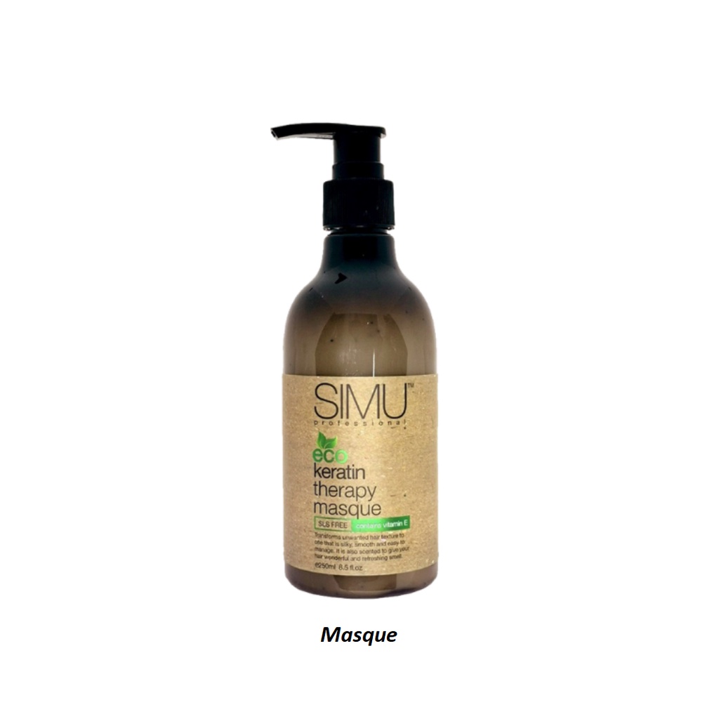 Simu Professional Shampoo / Conditioner Mask (Keratin Argan/Moisture ...