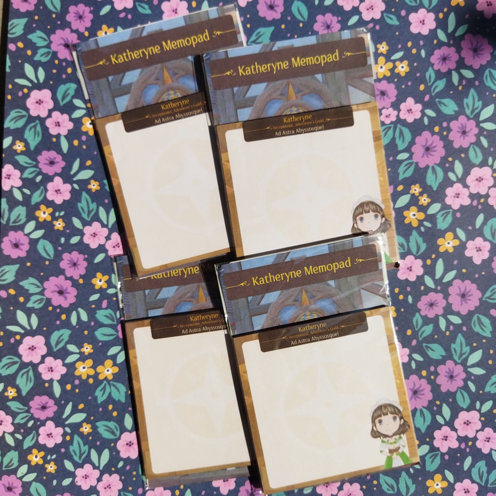 Katheryne Genshin Impact Memopad and Stickers | Shopee Malaysia