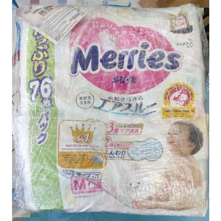Merries Jumbo M76 diaper | Shopee Malaysia