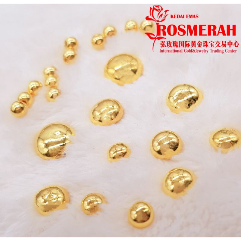 KEDAI EMAS ROSMERAH 999.9 Fine Gold Bean 999.9小金豆 | Shopee Malaysia