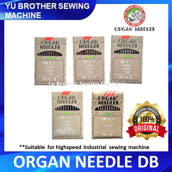🔥Borong Murah🔥Original Jarum Organ DB / Original Organ Needles DB / Jarum Mesin Highspeed ...