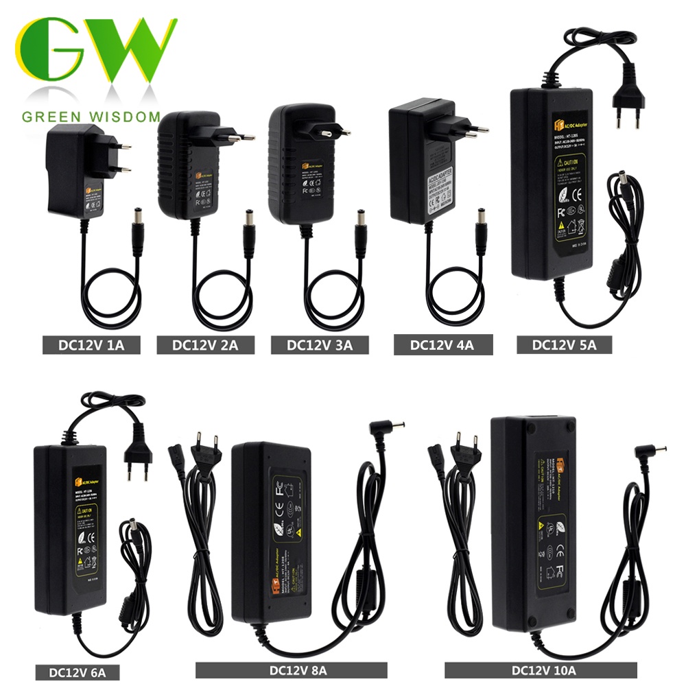 AC100-240V Output DC12V DC24V 1A 2A 3A 5A 6A 8A 10A Lighting Adapter ...