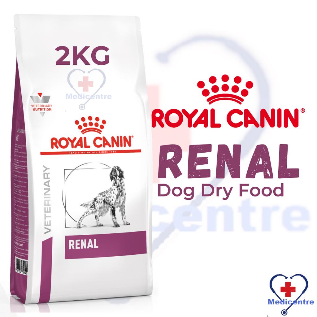 ROYAL CANIN RENAL 2KG DRY KIBBLE FOOD DOG KIDNEY S/O URINARY RC ...