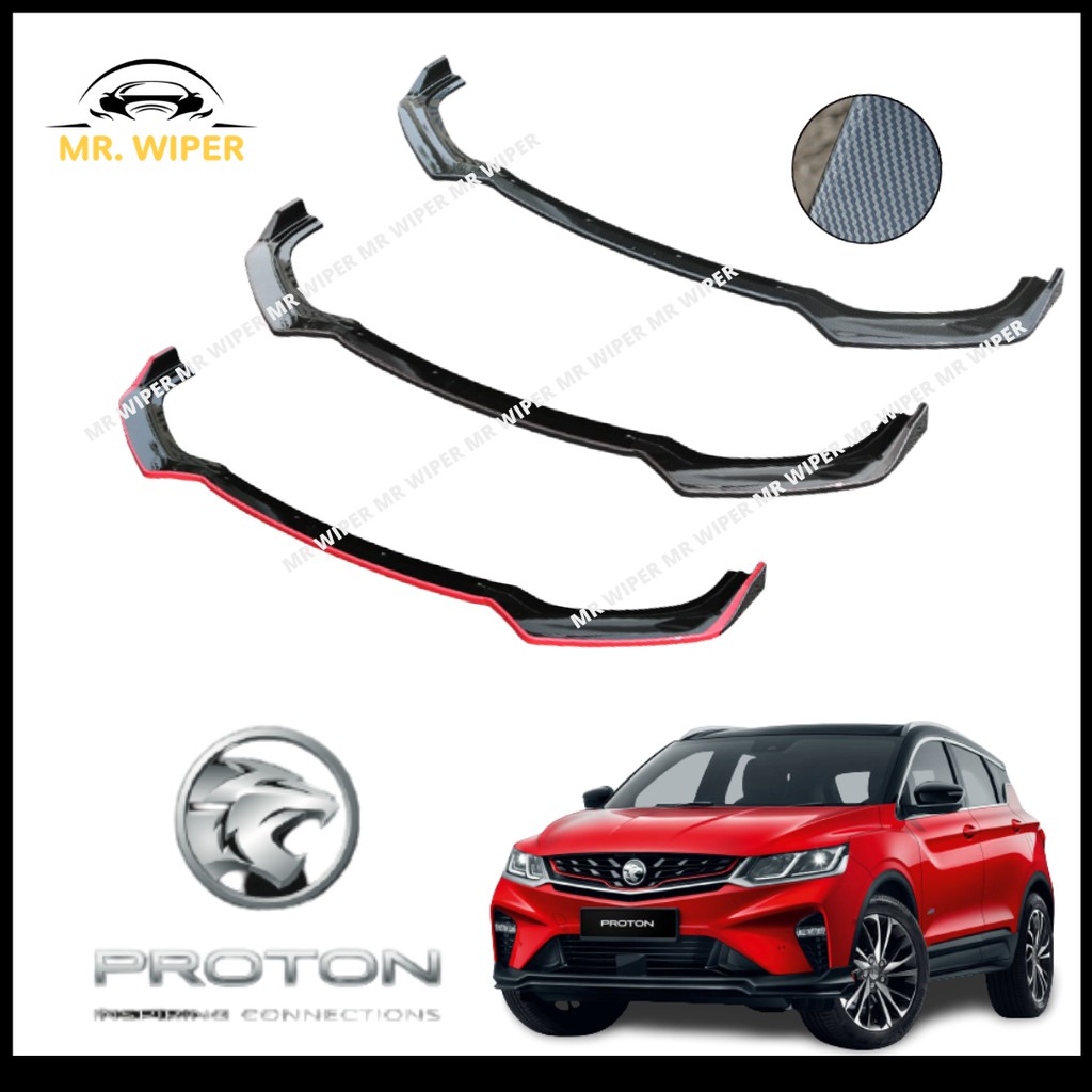 🔥MR WIPER🔥 PROTON X50 Sporty Front Lip Front Bumper Lip Bodykit ...