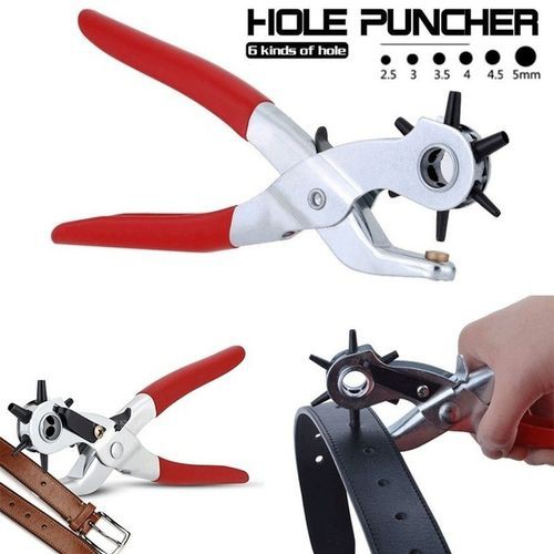 Leather Belt Hole Puncher Tools Pliers Hook Clamp For Punching Hole ...