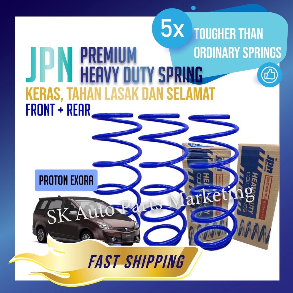 🔥Value Set🔥 Proton Exora 1.6 Front/ Rear -JPN PREMIUM Heavy Duty Coil ...