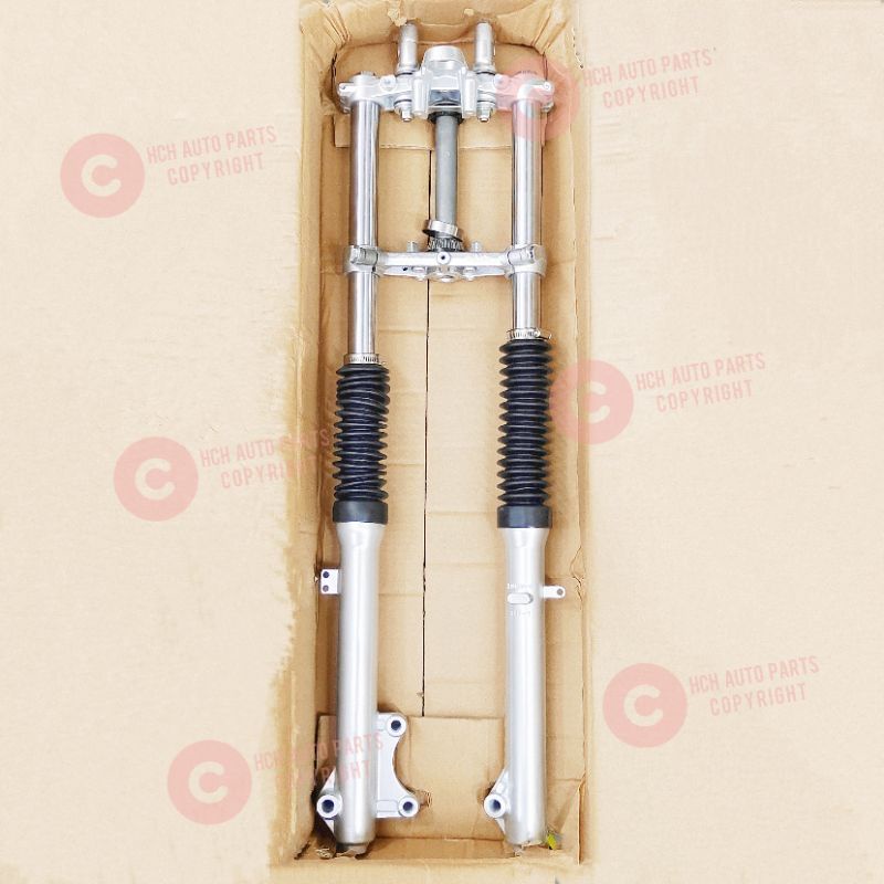 FRONT FORK + STEERING T FORK ASSY - KAWASAKI - KLX 150 (19" & 21" INCH RIM)/ D TRACKER 150 ...