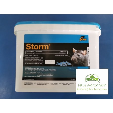 (10KG) RACUN TIKUS BASF STORM MOUSE KILLER BAIT(BLUE) | Shopee Malaysia