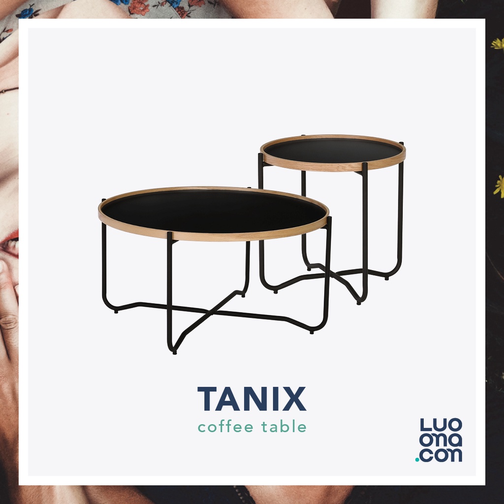 Luooma.com- Tanix Coffee Table/ Living Room Table with castor wheels in ...