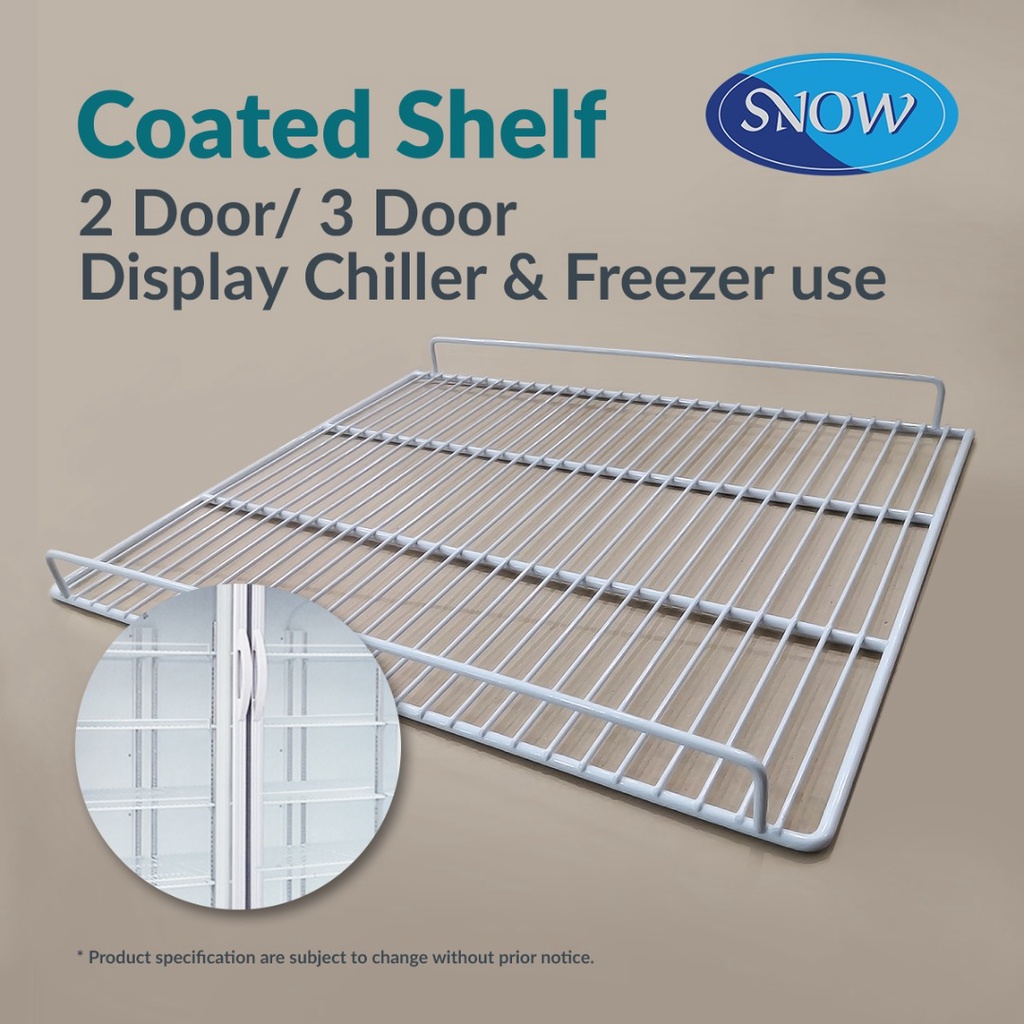 SNOW COATED SHELF / 2 DOOR & 3 DOOR DISPLAY CHILLER/ FREEZER COATED ...