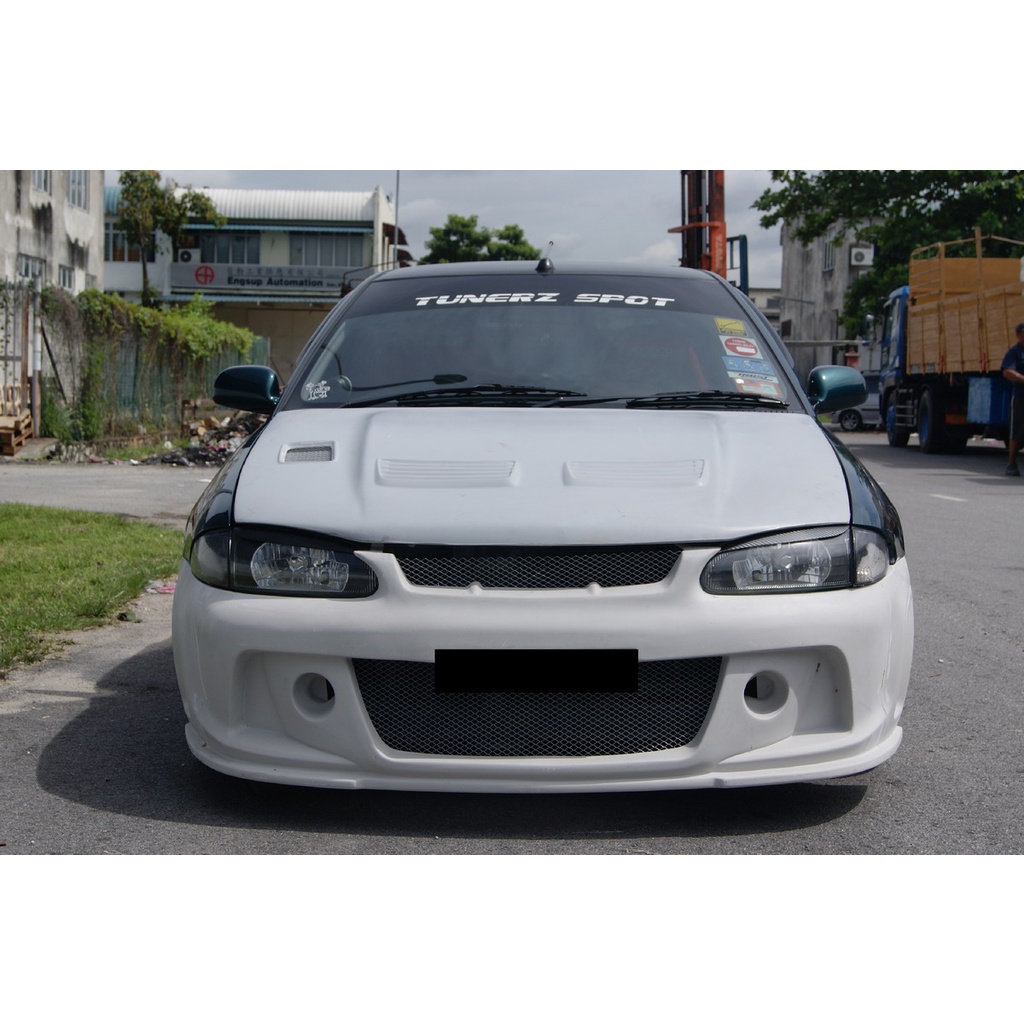 **PROTON SATRIA ( NEO R3 ) FRONT BUMPER WITH LAMP PU & FIBRE & FRONT ...