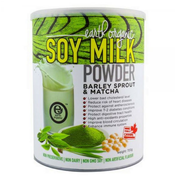 ORGANIC BARLEY SPROUT & MATCHA SOY MILK POWDER (700G) | Shopee Malaysia