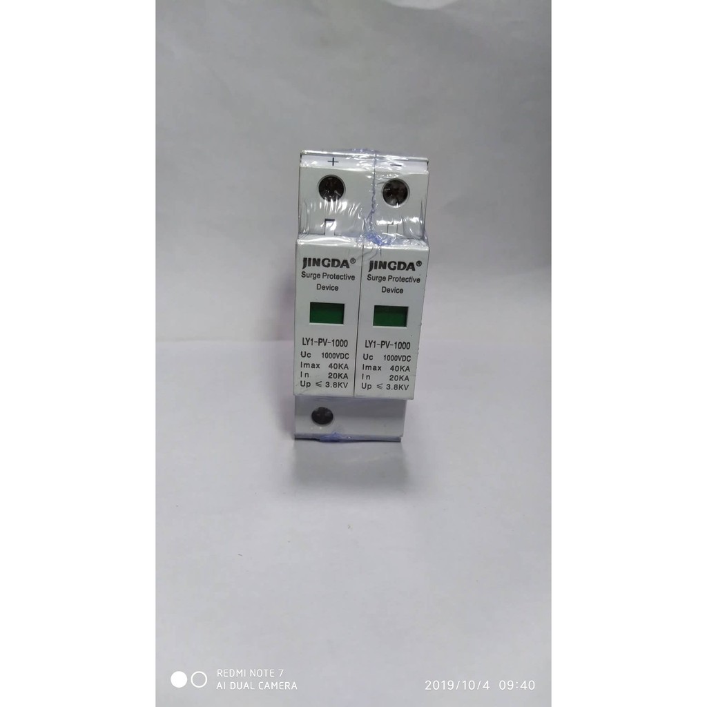 DC SPD 2P 20ka-40ka 1000v Surge Protection Over Device Jingda | Shopee ...