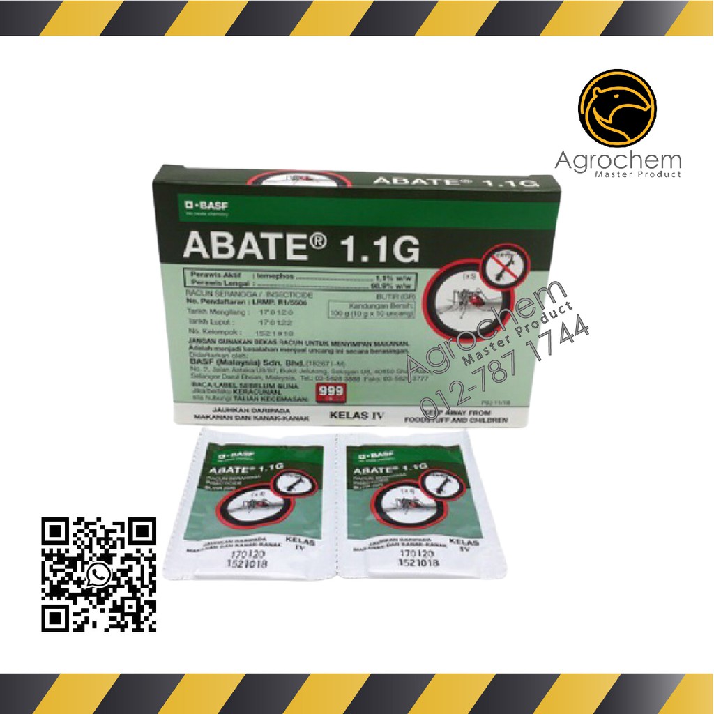 BASF ABATE 1.1 g / Ubat Jentik Jentek Mosquito Larvae Killer | Shopee Malaysia