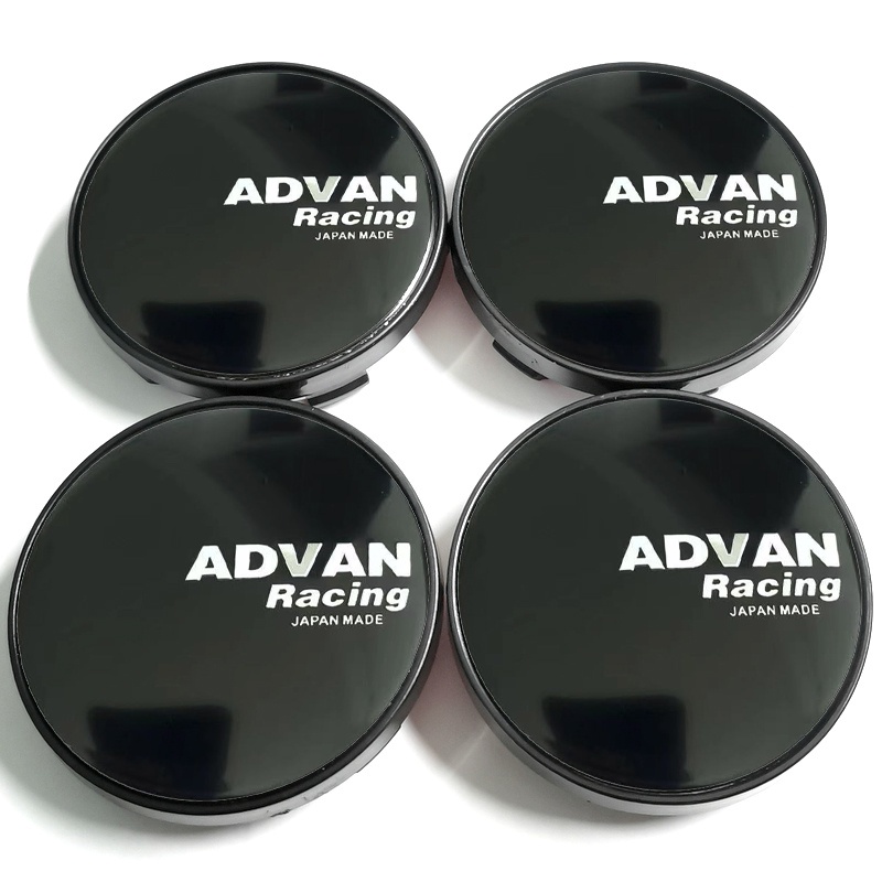 4pc 60mm ADVAN Racing Car Modified Center Cover Rim Hub Cap Center Cap ...