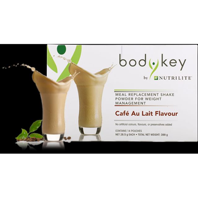 BodyKey by NUTRILITE Meal Replacement Shake (Café Au Lait) (14pack ...