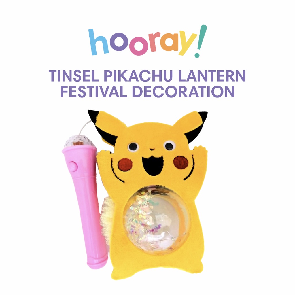 HOORAY! TINSEL LANTERN PIKACHU/LIGHT PICKAHU/LANTERN (1 PC) CL328 ...