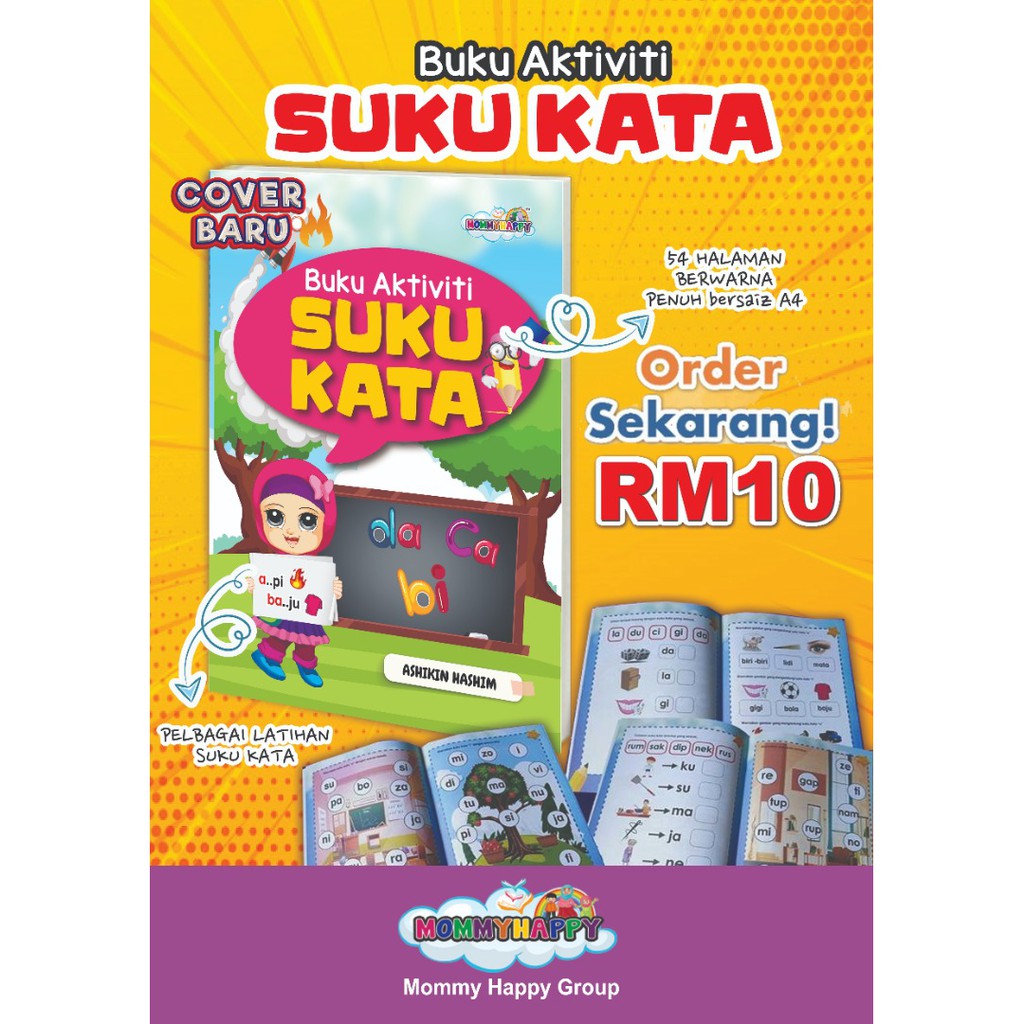BUKU AKTIVITI SUKU KATA - ASHIKIN HASHIM | Shopee Malaysia