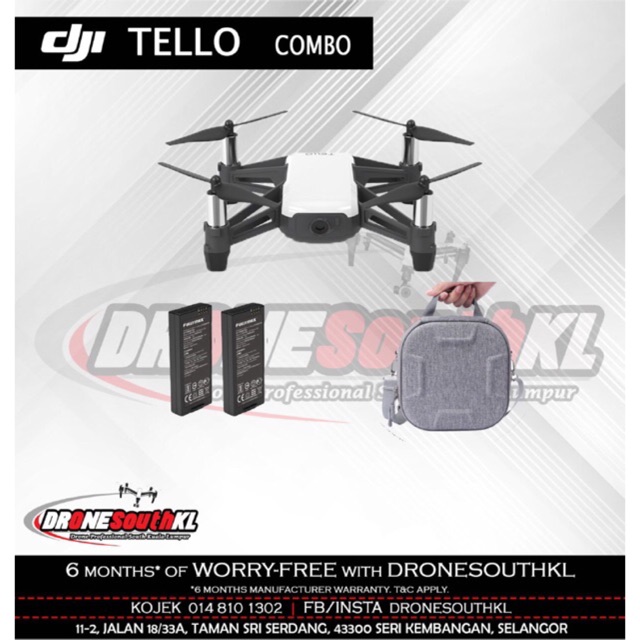 DJI Tello Combo - RYZE TECH (Ready Stock) | Shopee Malaysia
