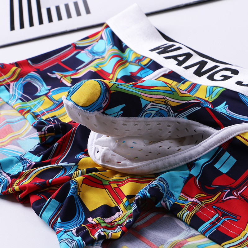Men Ice Silk Sheath Boxers Man Fishnets Underwear | Shopee Malaysia