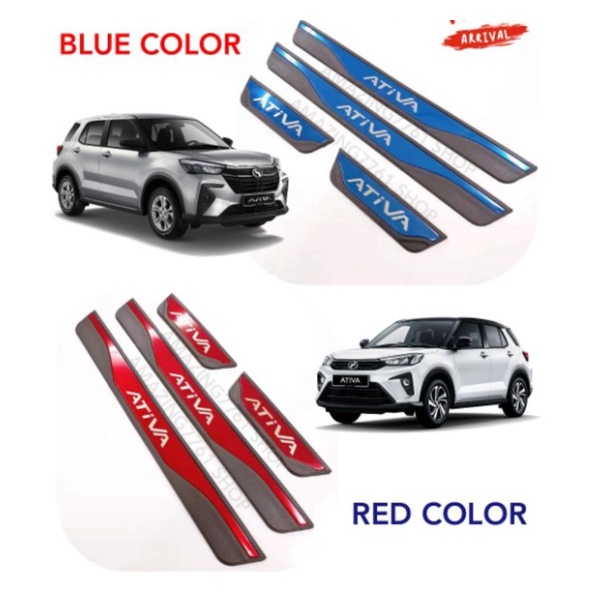 Modish Perodua Ativa OEM Door Sill Plate ABS Colourful Door Step Anti ...