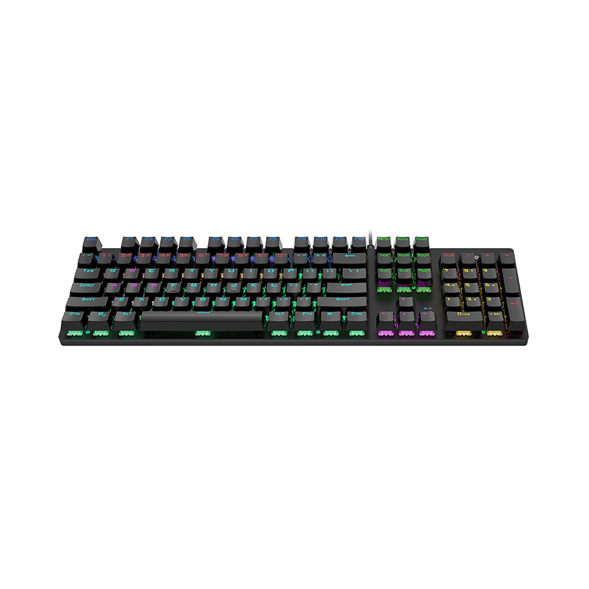 Lecoo KG1101 RGB Mechanical Keyboard Black Blue sw (USB) | Shopee Malaysia