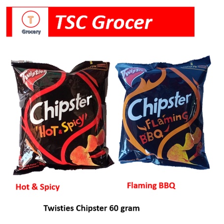 Twisties Chipster Hot & Spicy / Flaming BBQ 60gram | Shopee Malaysia