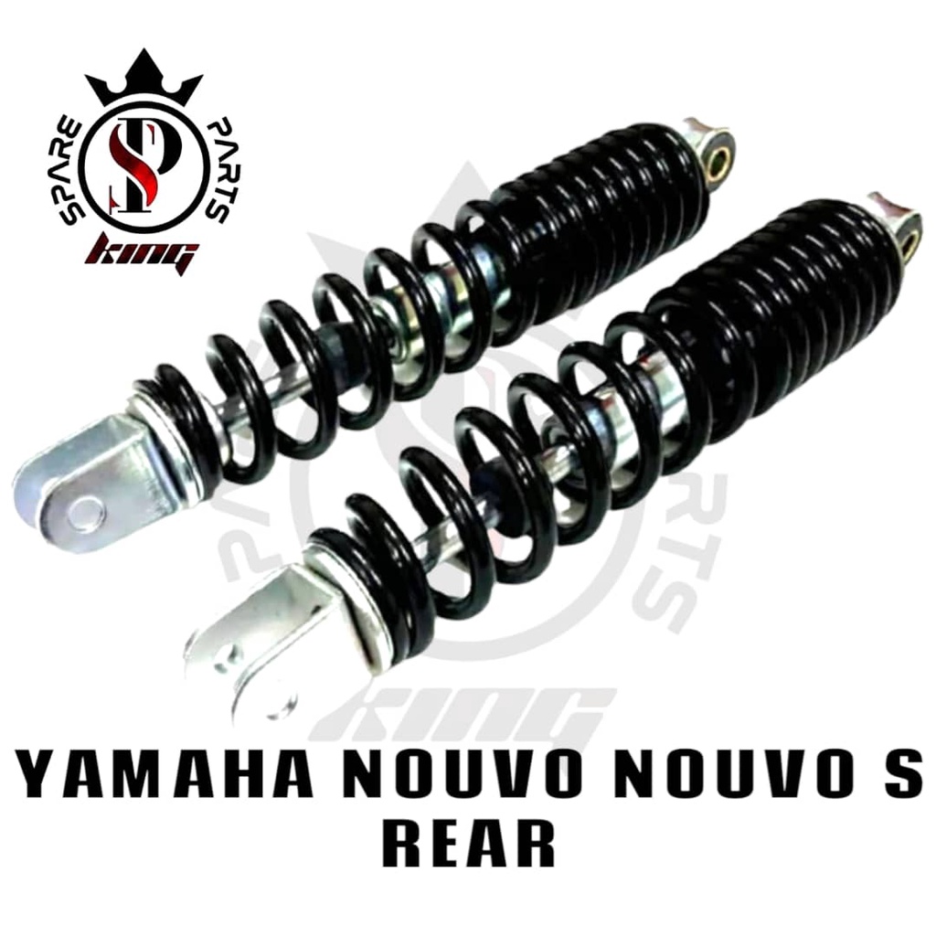 YAMAHA SCOOTER NOUVO NOUVO S REAR ABSORBER SET STD (BLACK) NOUVO NOUVO S KEJUTAN PENYERAP ...