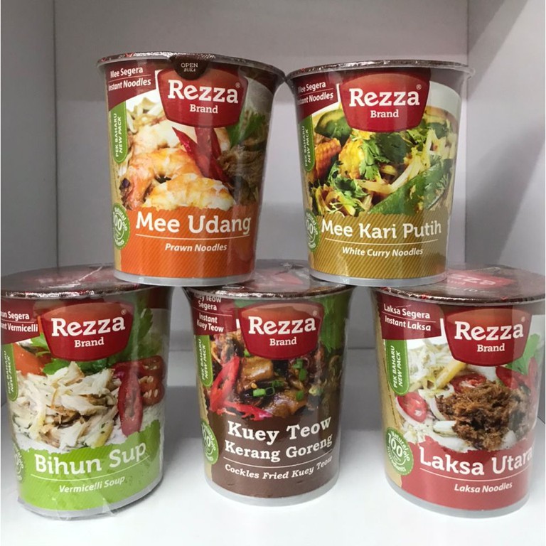 Rezza - Instant noodle Cup 75gm (5 pilihan) | Shopee Malaysia