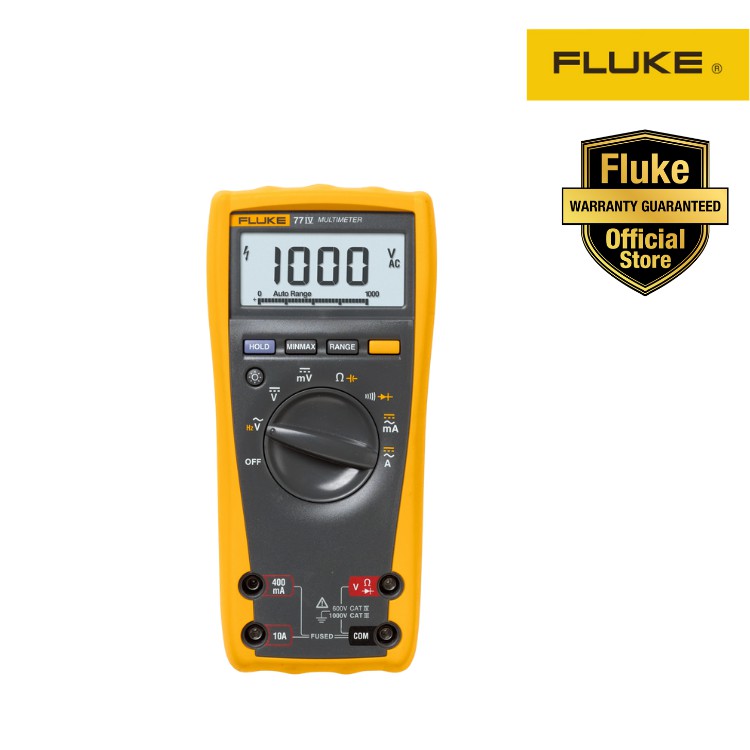 Fluke 77 IV Digital Multimeter 1000V, Multimeter Digital 1000V | Shopee ...