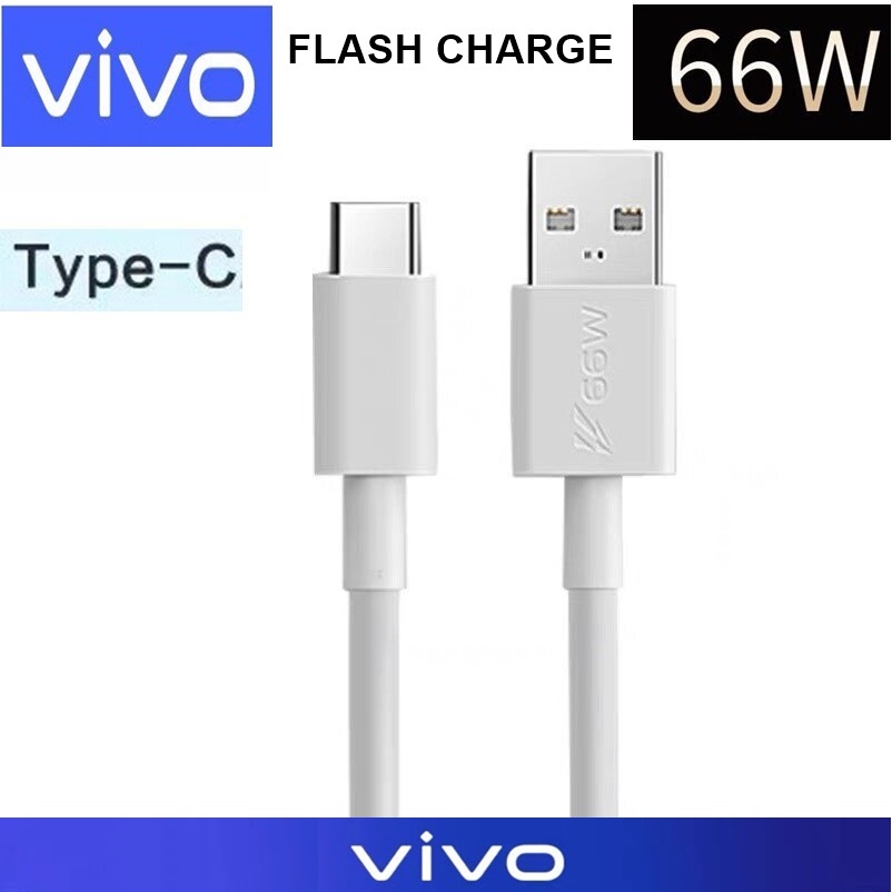 Original Charging Cable FAST VIVO USB TYPE-C 66W Secondary Mobile Phone ...