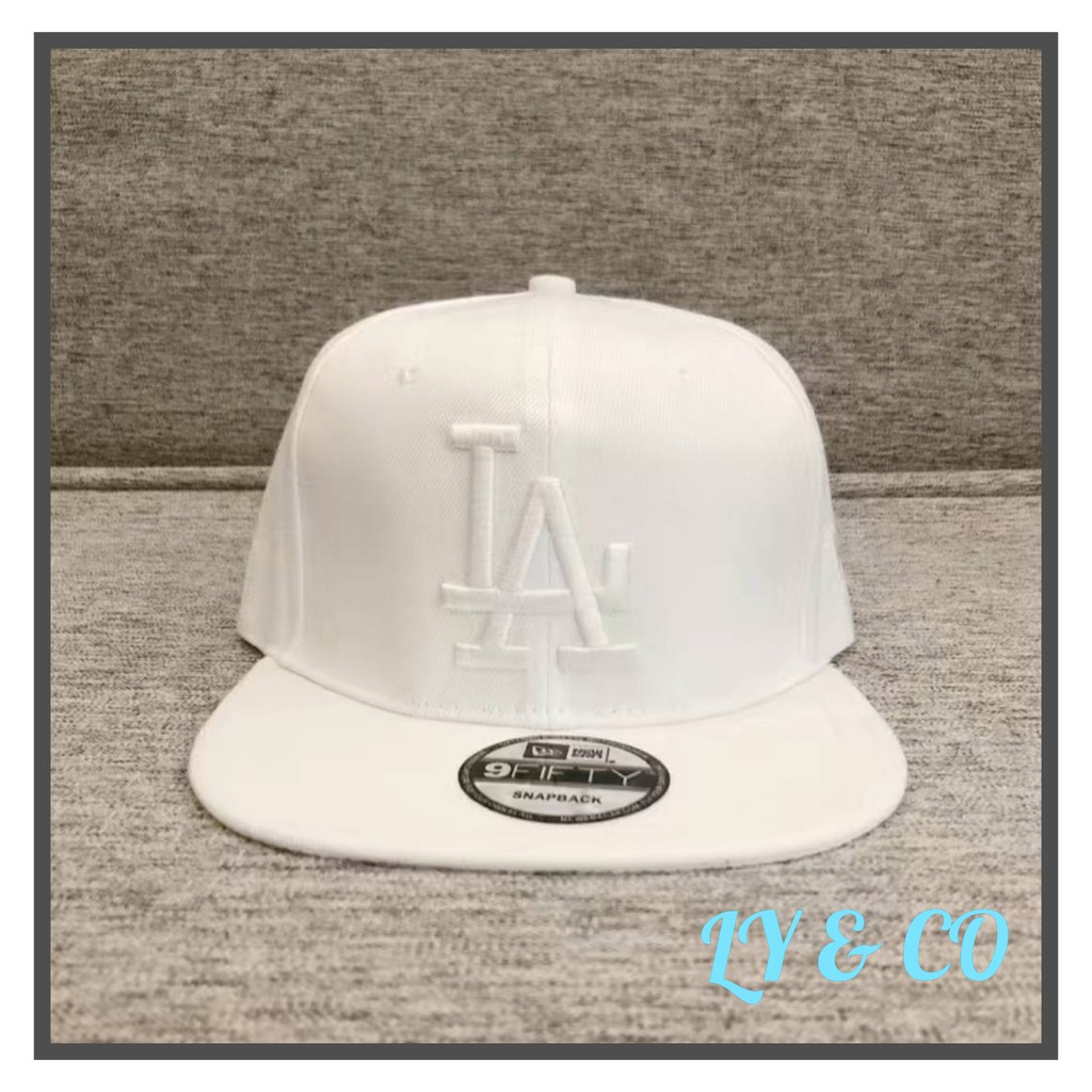 【LY】 NY(MLB) & LA Adjustable Cap Hats for Unisex Good Material Topi ...