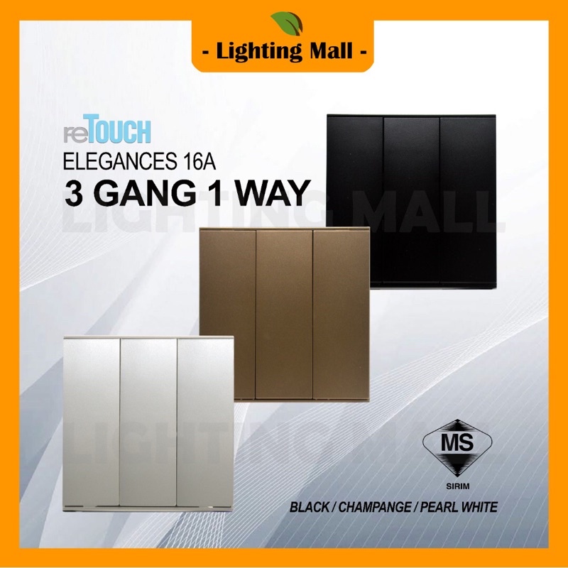 [SIRIM] reTouch Elegance Sense's Modern Socket Wall Switch Door Bell ...