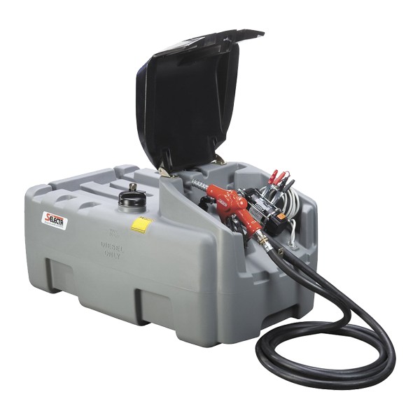 SELECTA 200L DIESEL TANK WITH LID AND DC12V DIESEL PUMP - SQDN200-7 ...